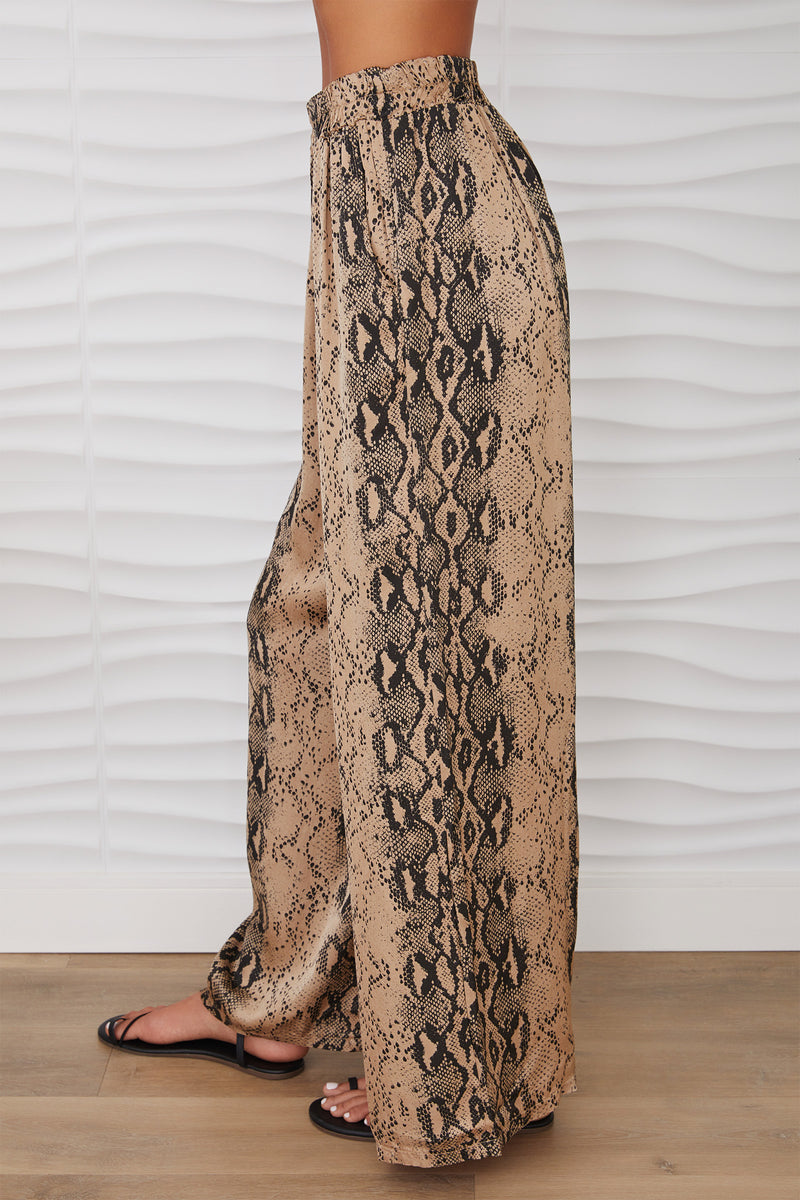 The Python Silky Wide Leg Pant – orianalifestyle.com